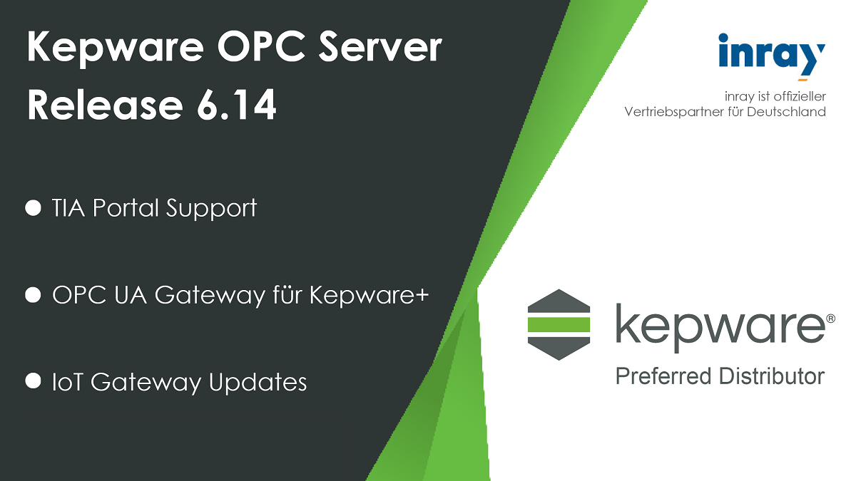 Kepware Release 6.14: Neue Funktionen im Kepware OPC Server