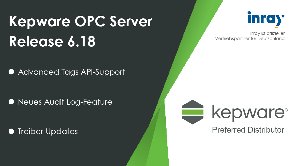 Kepware Release 6.18 - Alle Neuerungen im Überblick